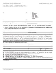 Form Cf387 Download Fillable Pdf Or Fill Online Calfresh Request For