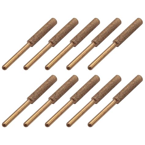 Electric Chainsaw Chain Sharpener Kit 10pc Titanium Plated Diamond Sharpening Wheels High