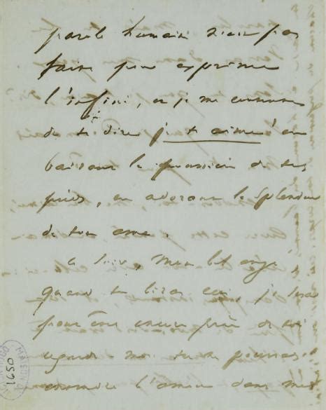 Lettre De Victor Hugo à Léonie Biard Paris Musées