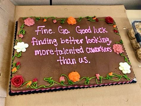 Goodbye Coworker Congratulations Jobs Funny Birthday Cakes