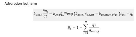 Hic Isotherm For Cadet Process Chromatography Modeling Cadet