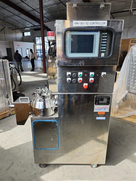 Glatt Fm Vg 10 Vertical High Shear Granulator Indy Crossroads Equipment