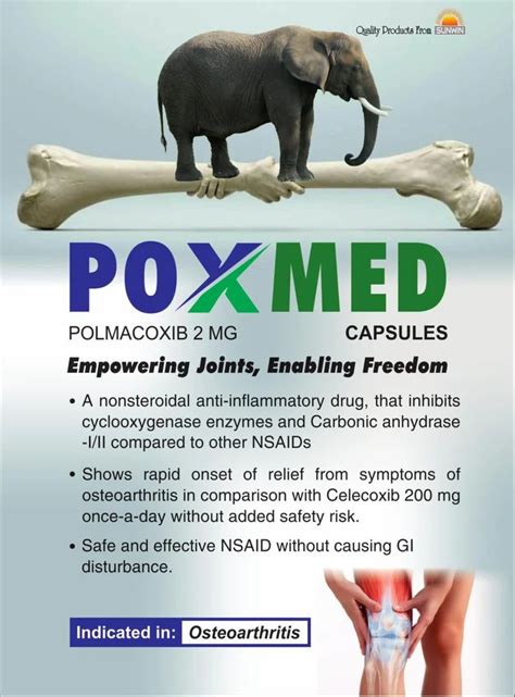 Polmacoxib 2mg Capsules At ₹ 1990box Pharmaceutical Capsules In