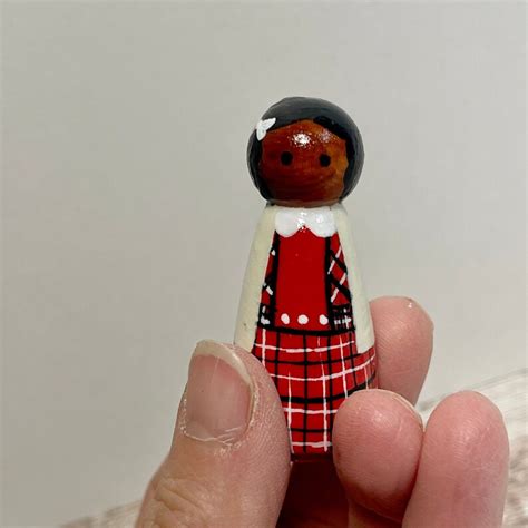 Ruby Bridges Peg Doll Etsy