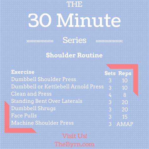 The 30 Minute Series Shoulder Routine The Byrn
