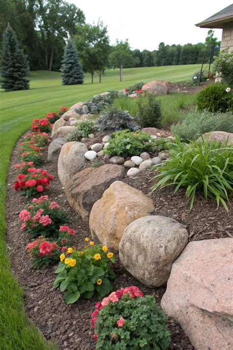 21 Creative Front Yard Boulder Landscaping Ideas Gardeneco