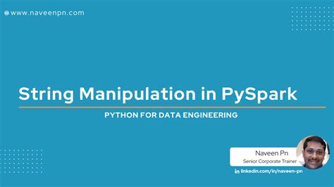 String Manipulation In Pyspark