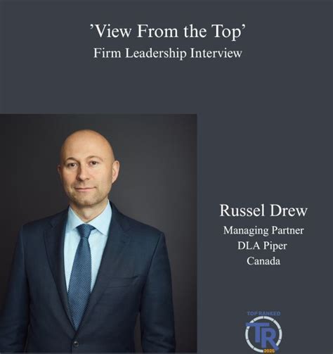 View From The Top An Interview With Russel Drew Top Ranked Legal