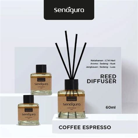 Promo Reed Diffuser Pengharum Ruangan Aromaterapi Senagura Coffee