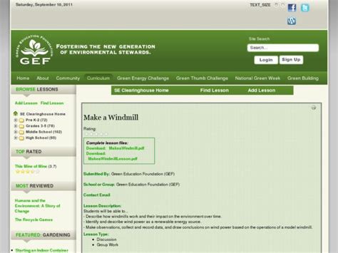 Make A Windmill Lesson Plan For 3rd 5th Grade Lesson Planet