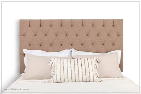 Deep Button Headboards Suede Habitat Traders
