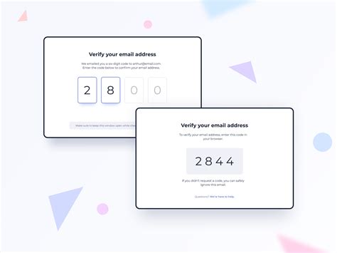Verify Email Address Ui Design By Ildiko Gaspar On Dribbble