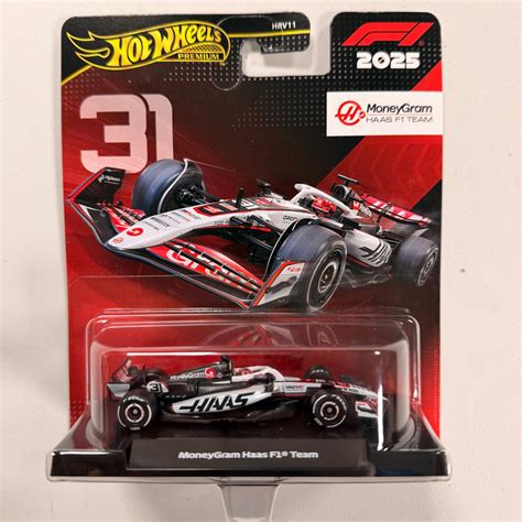 Hot Wheels Premium Formula 1 2025 Moneygram Haas F1 Team 31 In