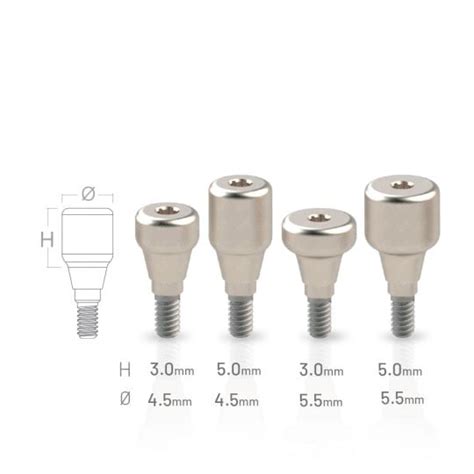 Healing Titanium Abutment Fitting With Neodent® Helix Gm Ø35 70 Conical Conn Rp