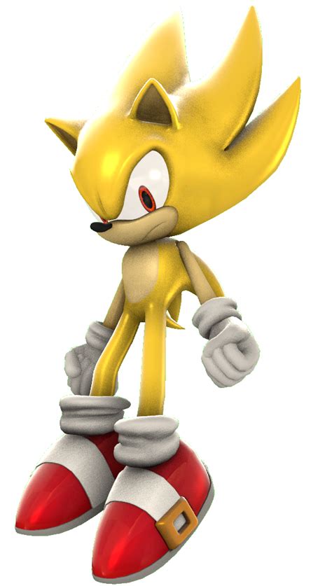 Sonic Unleashed Super Sonic Render By Nikfan01 On Deviantart