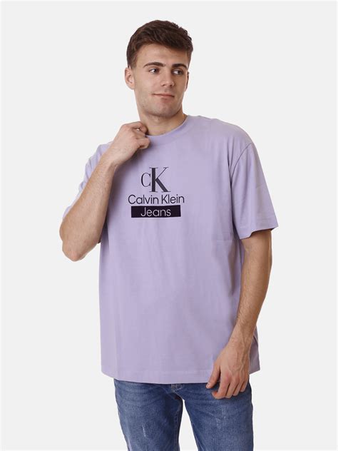 Calvin Klein Jeans Stacked Archival Tee T Shirt Für Männer Nencini