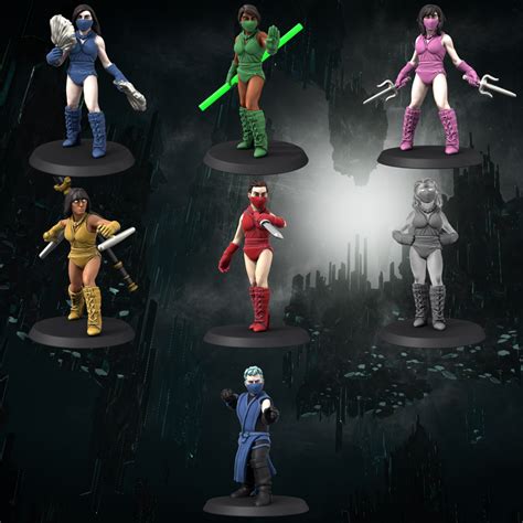 My Rendition Of The Female Ninjas Using Heroforge Rmortalkombat