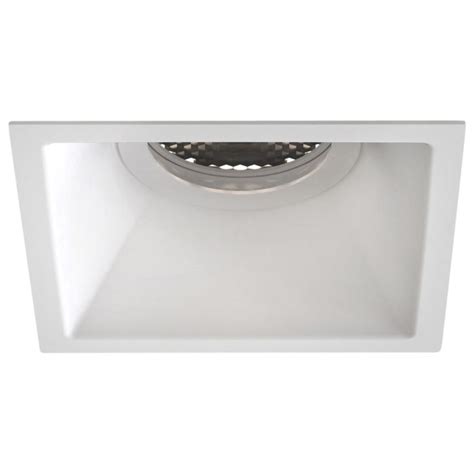 Astro Minima Slimline Square Fixed Fire Rated Ip65 Downlight White