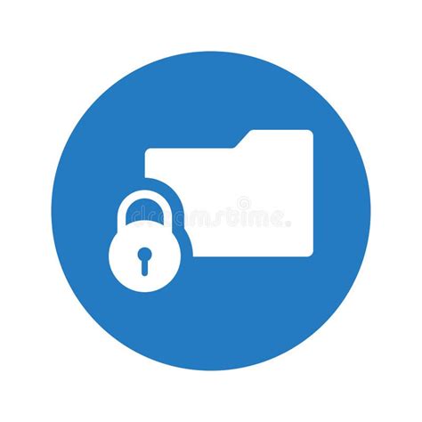 set folder and lock lock check mark cyber security and scooter icon