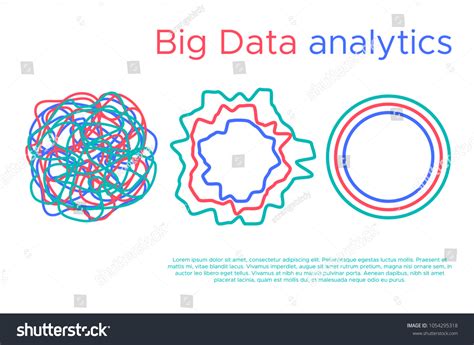 Big Data Science Vector Illustration Machine Stock Vector Royalty Free