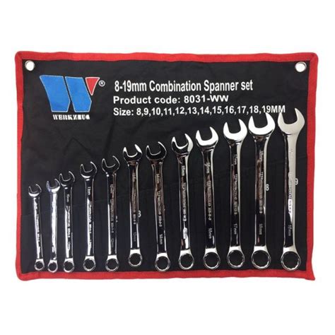 Combination Spanner Set 8 19mm German Specialist Tools