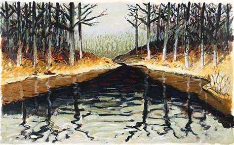 Joe Shepler 1983 Acrylic Winter Pond Sold At Auction On 11th October Concept Art Gallery