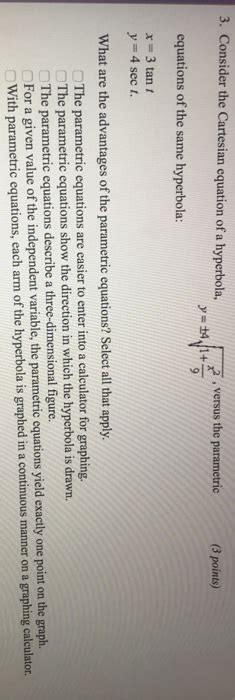 Solved Which Points Are On The Plane Curve Described By Chegg