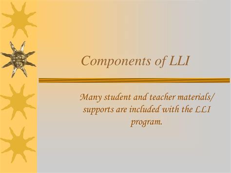 Ppt The Leveled Literacy Intervention System Lli Powerpoint Presentation Id 6753741