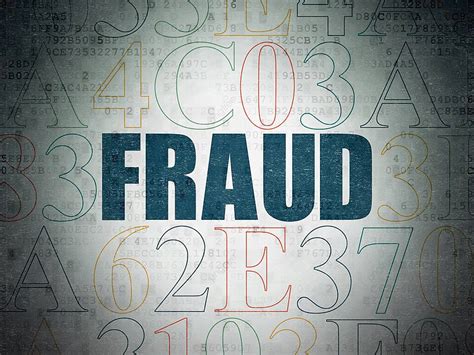 Concept Of Security Digital Fraud On A Paper Background Photo And