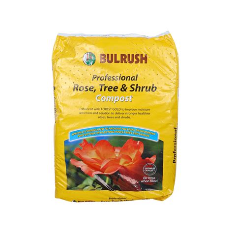 Bulrush Rose Tree And Shrub Compost 60l Jm Flower