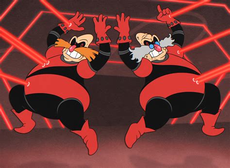 Romping As Usual I See Gerald Robotnik And Eggman Dancing Know