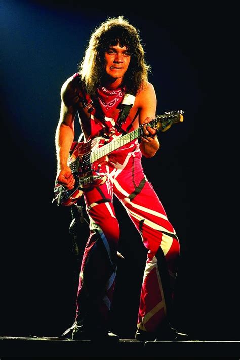 Eddie Van Halen Red And Black Jumpsuit Jacketsland In 2024 Eddie