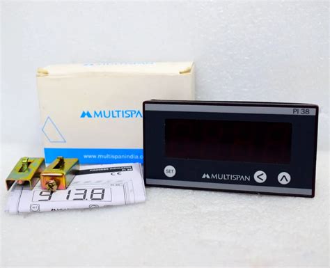 Panel Mount Multispan Process Indicator Model Namenumber Pi 38 A2 00