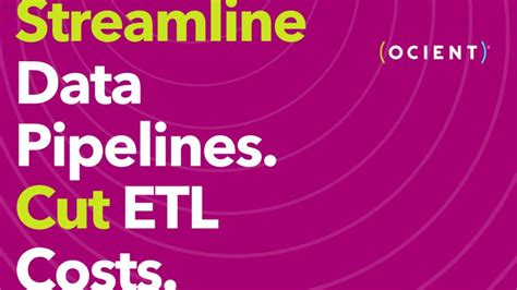 Streamline Data Pipelines With Ocient Ocient Posted On The Topic