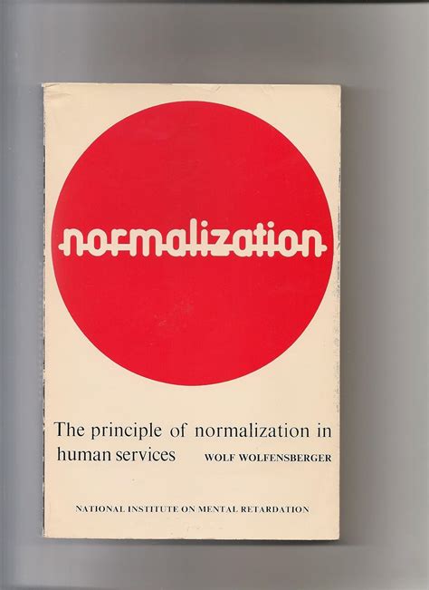 The Principle Of Normalization In Human Services Uk