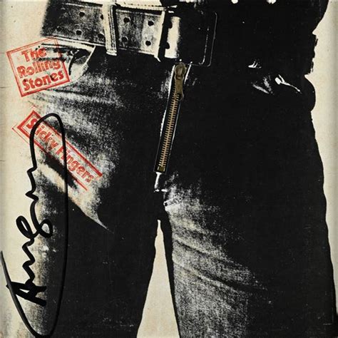 Andy Warhol Cover Dellalbum The Rolling Stones Sticky Fingers 1971