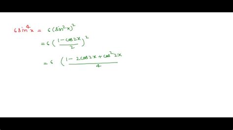 Use The Power Reducing Formulas To Rewrite Each Expression As An Equivalent Expression That Does