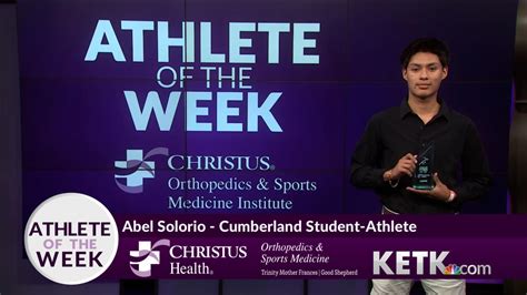 Abel Solorio Christus Orthopedics And Sports Medicine Institute Athlete Of The Week