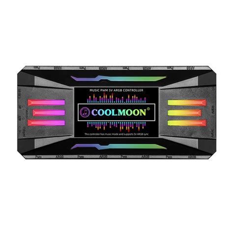 Coolmoon Argb Controller Pin Pwm 4 Pin Pc Music Fa Grandado