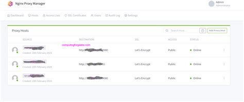 How To Run Nginx Proxy Manager In Docker Container Computingforgeeks