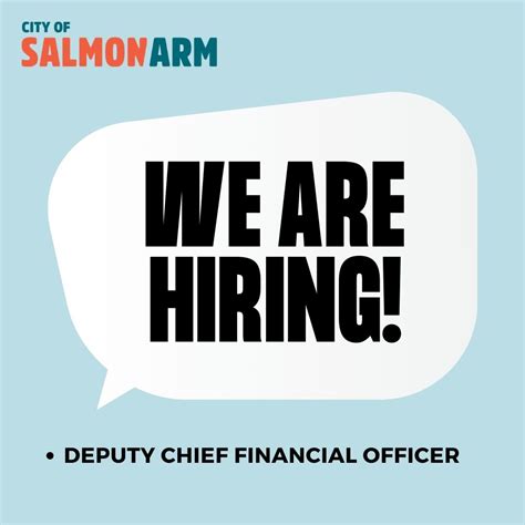 💼 Were Hiring Deputy Chief City Of Salmon Arm Facebook