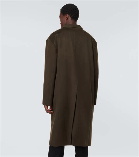 Curtis Oversized Wool Blend Coat In Brown The Frankie Shop Mytheresa