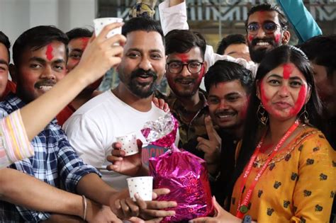 sujay trivedi on linkedin enjoying event holi celebration thankyou holi2023