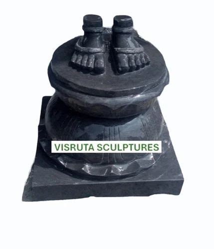 God Statue Black Stone Ramar Paatham Sculpture For Temple Worship At ₹ 30000 Piece In Mahabalipuram