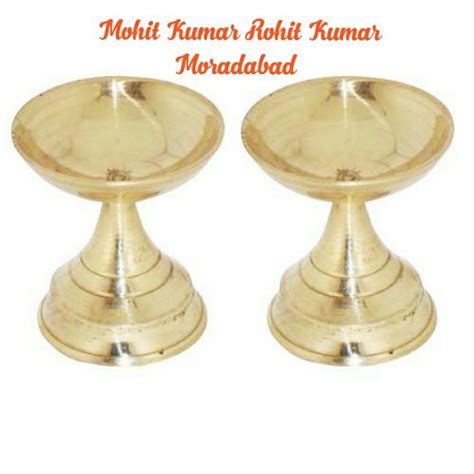 Round Pooja Brass Niranjan Deepak At ₹ 115piece In Moradabad Id