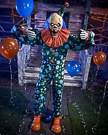 Spirit Halloween Clown Haunted Living Freestanding Talking Lighted