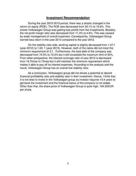 Financial Ratio Analysis Final Report Artofit