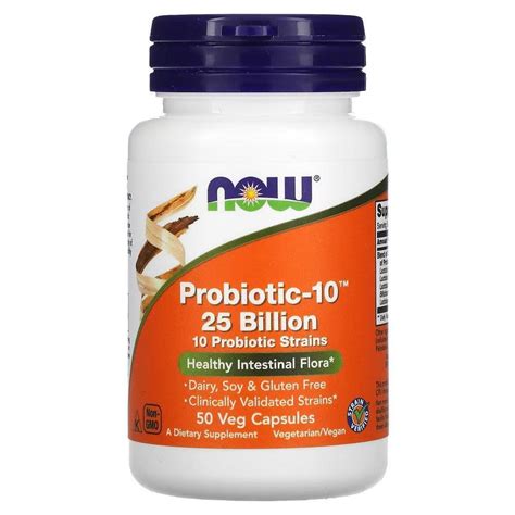 Buy Now Foods Probiotic 10™ 25 Billion 50 Vcapsules London London