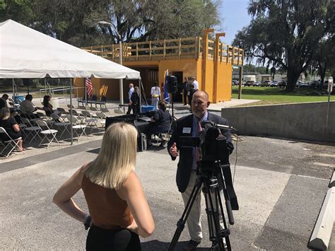 Safety Yard Officially Opens At UF TREEO Center M E Rinker Sr Babe Of Construction Management