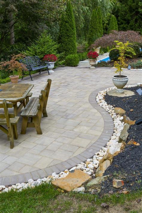 Paver Patio Edging Ideas